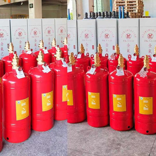Quality NOVEC 1230 Gas Automatic Fire Extinguisher Distribution Room Environmental Protection for sale