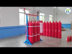Enclosed Flooding IG100 Clean Agent Fire Suppression System For Natural Gas Refinery