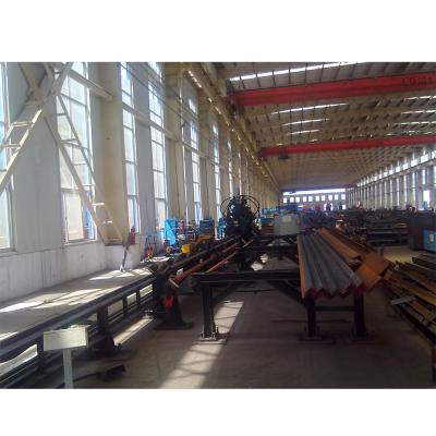 China High Performance PLC Controlled Angle Steel Marking Punching And Cutting Production Line For Metal Steel for sale