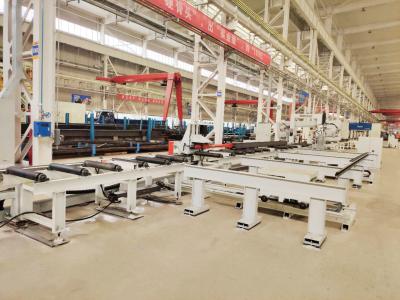 China CNC H I Beam Drilling Sawing Line for Sale CNC H Beam Production Line CNC H Beam Sawing Drilling Line for sale