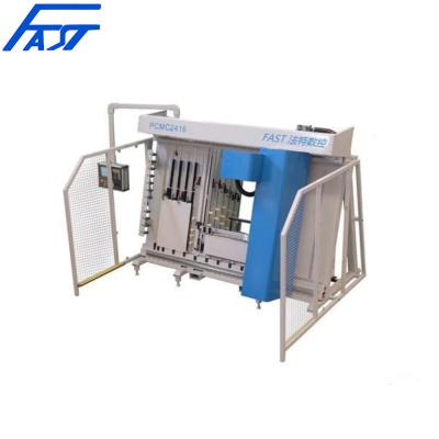 China Jinan FASTCNC Electrical Cabinets Front Panel Steel Cabinet Drilling Milling Engraving Machine for sale