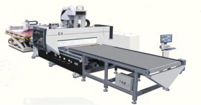 China 1325 Nesting CNC Router Wood Cutting Machine With Automatic Labeling System For Cabinet Kitchen Furniture Making for sale