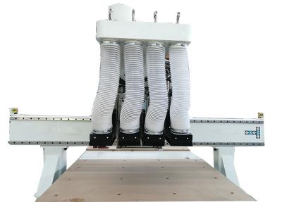 China Multi Double Head 4 Spindles Automatic 3D Wood Carving Cnc Router 1325 2030 2040 1530 Cnc Nesting Machining Center for sale