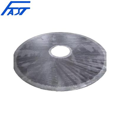 China Ss Hole Sieve Screen Plate for Pulp Making Paper Pulp Fiber Separator / Pulper Screen Sieve Plate for sale