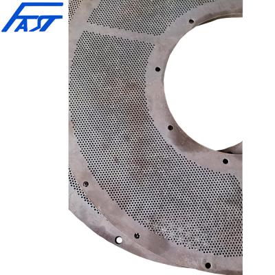 China Ss Hole Sieve Screen Plate for Pulp Making Paper Pulp Fiber Separator / Pulper Screen Sieve Plate for sale