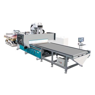China CNC Kitchen Cabinet Router Panel Furniture Line Production Making Machine Automatic Atc for sale