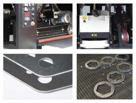 High End Deburr Machines For Laser Cutting Metal Parts
