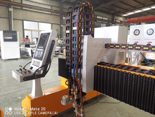Gantry CNC Fine plasma Oxyfuel Oxy flame straight strips cutting machine for H beam welding production line
