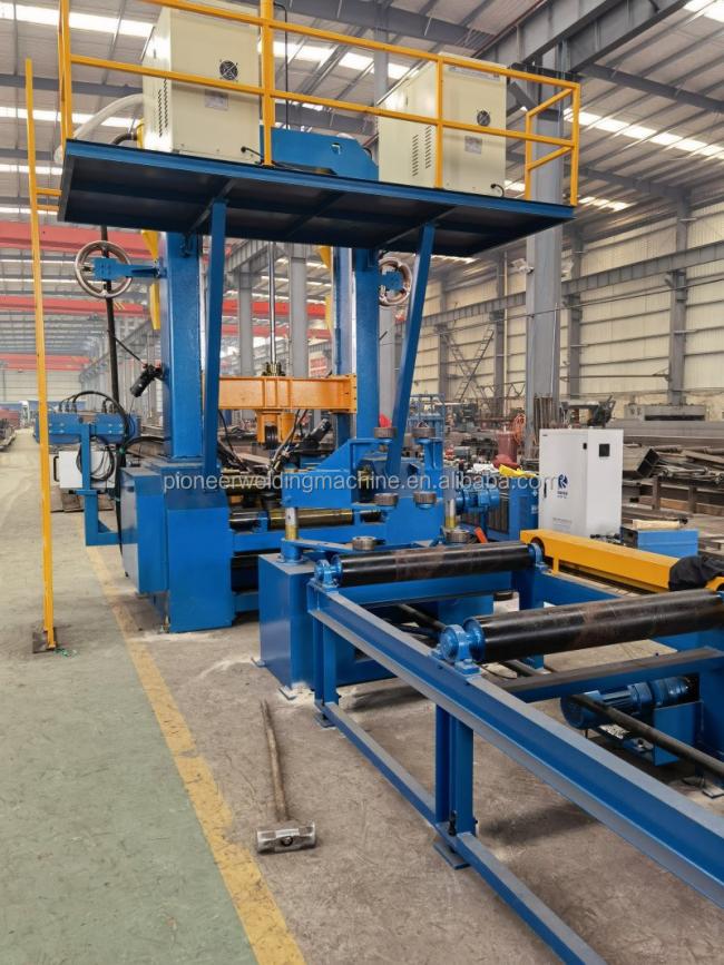 3 in 1 Assembly, Straightening, Welding Combined H Beam Welding Machine