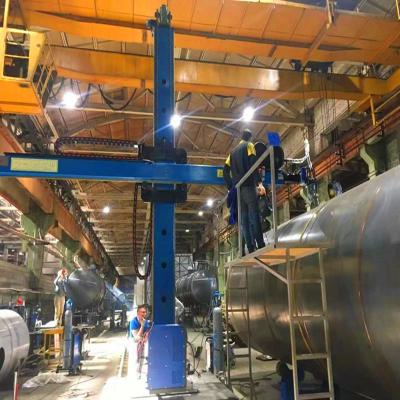 Cina High Productivity Welding Column Boom Electrical Rotating Tank Straight Seam Welding Machine in vendita