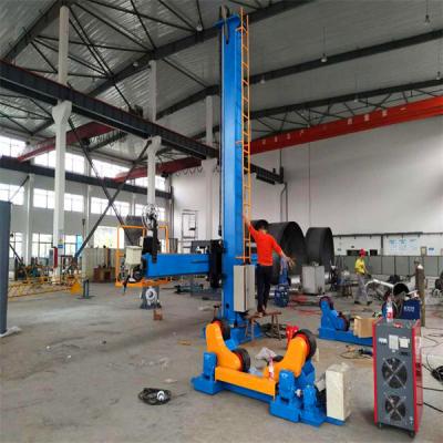 Cina High Productivity Welding Column Boom Electrical Rotating Tank Straight Seam Welding Machine in vendita