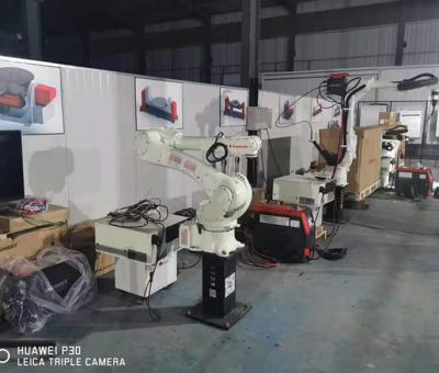 China High Productivity Robotic Welding System With 6 Axis Industrial Robot Arm Te koop