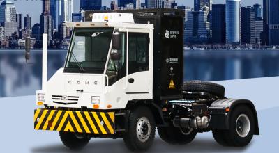 China Geely Wharf Offset 4x2 zuiver elektrische tractor 282 kWh elektriciteit Te koop