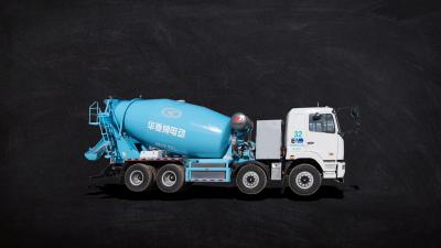 Cina Geely Valin Pure Electric 8x4 Mixer Edizione di ricarica a 350 gradi in vendita