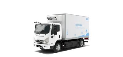 Cina Vendita a caldo 180KM BYD puramente elettrico camion frigo con scatola città consegna in vendita
