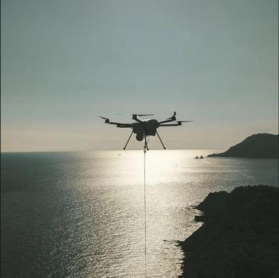 Cina Fully Automated Highly Portable Tethered Industrial UAV Drone Hexacopter System in vendita