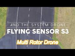 Industrial UAV Drone For The Protection Of The Environment From The Danger That The Rotating Blades Represent