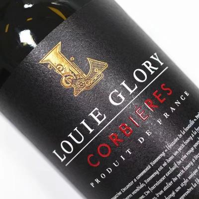 Cina Gli autoadesivi dell'etichetta del vino rosso incartano l'adesivo impermeabile stampato di compleanno in vendita