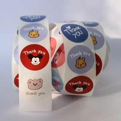 Cina Grazie autoadesivi che del regalo di Natale dell'amante le etichette etichettano hanno personalizzato stampabile in vendita