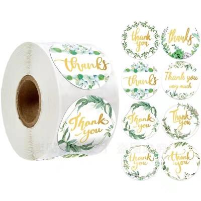 Cina La carta stampabile impermeabile del PVC Etiquetas di sigillamento di stampa dell'autoadesivo dell'etichetta del vinile vi ringrazia in vendita