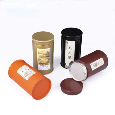 China Small Metal Tea Canisters Box Container Cans Packaging for sale