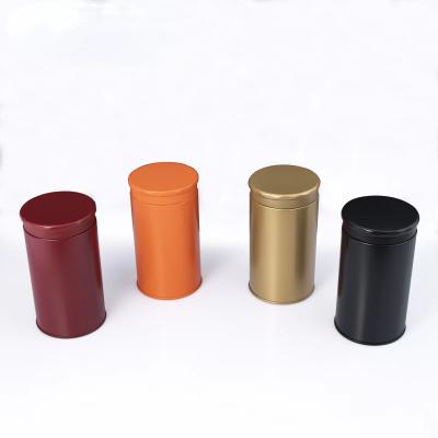 China Small Metal Tea Canisters Box Container Cans Packaging for sale