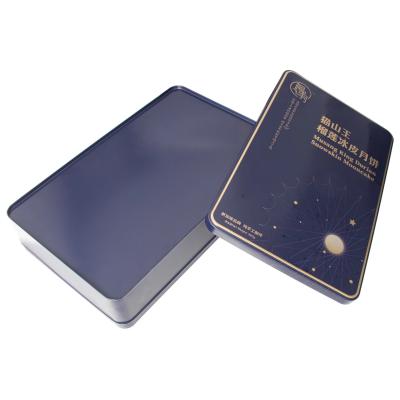 China Van de het Gevalluxe van Tin Boxes Container Square Biscuit van het portefeuillemetaal Rechthoekige de Maancake Te koop
