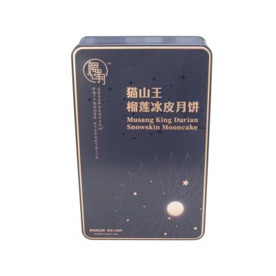 China Van de het Gevalluxe van Tin Boxes Container Square Biscuit van het portefeuillemetaal Rechthoekige de Maancake Te koop
