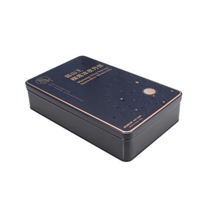 China Van de het Gevalluxe van Tin Boxes Container Square Biscuit van het portefeuillemetaal Rechthoekige de Maancake Te koop