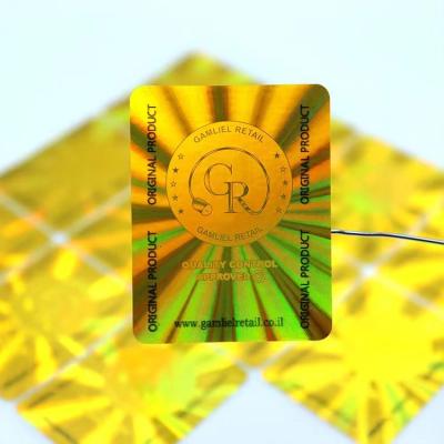 China Void Packaging Hologram Security Label Tamper Evident Hologram Sticker Logo Laser for sale