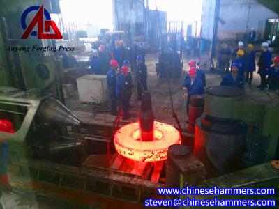 China vertical ring rolling machine,CNC ring rolling mill,Gear blank, flange forging for sale