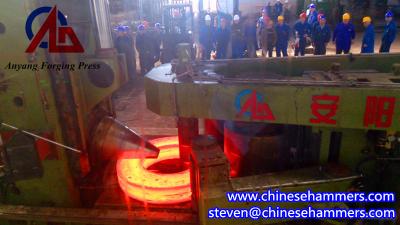 China Gear blank, flange forging by ring rolling machine,vertical ring rolling machine for sale