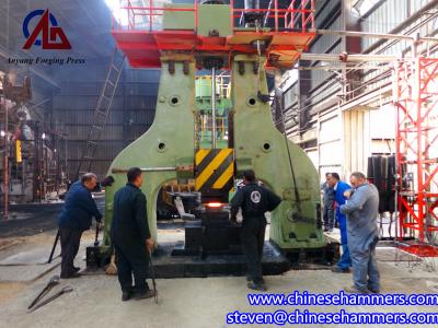 China double arm fully hydraulic open die forging hammer,free forging,hot forging for sale