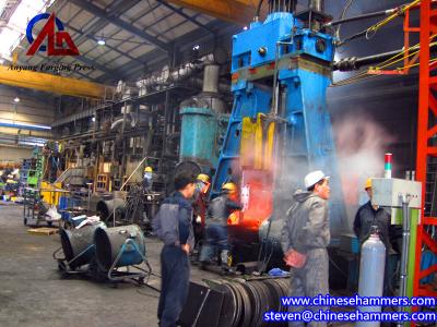 China Fully hydraulic closed die drop forging hammer forge auto part for sale