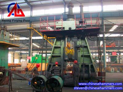 China hydraulic double arm closed die forging hammer forge gear/auto parts/bent axle for sale