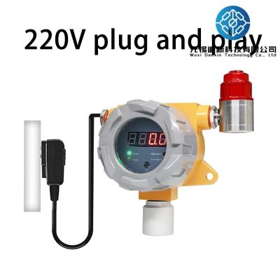 China Fixed Combustible Gas Detector Flameproof Combustible Gas Indicator With Display Alarm for sale