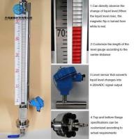China 316L PTFE Magnetic Float Level Gauge 0-10m Range Exd II CT4 for sale