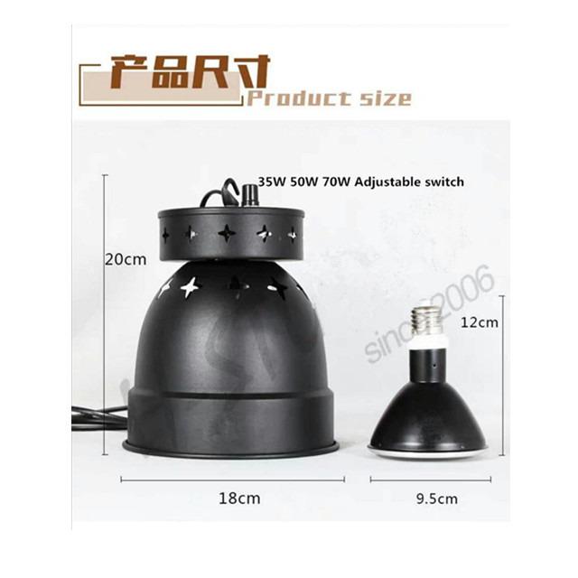 Dimmable 70W Reptile products fixture accessories for reptile box cage enclosure HID Lamp