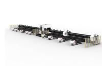 Quality CNC Tube Laser Cutting Machine 1500W 2000W 3000W Two Chuck Side Mounted for sale