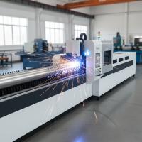 Quality Metal Tube Fiber Laser Cutting Machine 2000W 3000W 6000W FOR Furniture Industry for sale