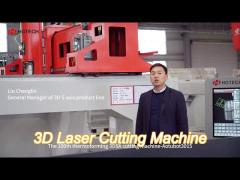 high precision 5 axis 3d laser cutting machine for auto parts / aerospace parts