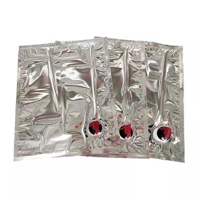 China 1L - 200L transparante aluminium aseptische dispenserzak voor vloeibare dranken Te koop