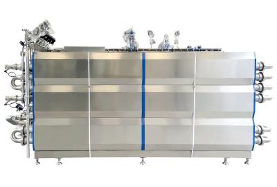 China SUS304/316 Esterilizador UHT para linha de processamento líquido de leite/iogurte/ovo Máquina de esterilização UHT com esterilizador tubular PLC à venda