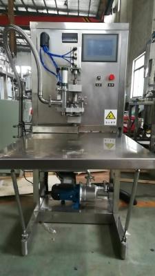 Cina Macchina di riempimento BIB semiautomatica non assetica di alta qualità per sacchetti da 1-25 litri di succo/latte/vino con SUS 304/316 in vendita