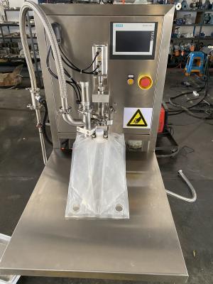 Cina Macchina di riempimento BIB non assettica personalizzata SUS304/316 per 1-25L Bag in Box Oil/Juice/Sauce Filler con PLC in vendita