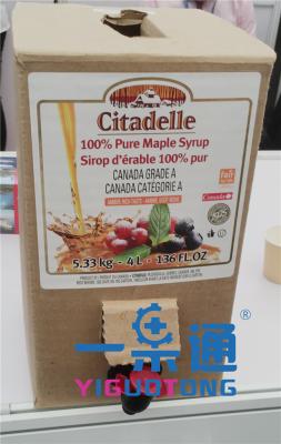 Cina Bag in box dell'olio da tavola 20 litri con strato della stagnola di alluminio dell'etichetta il multi per le bevande della bevanda in vendita