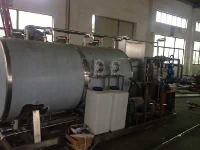 China Alkali Zuur Warm water die Automatisch Cip-Systeem voor Drank Zuivelinstallatie wassen Te koop