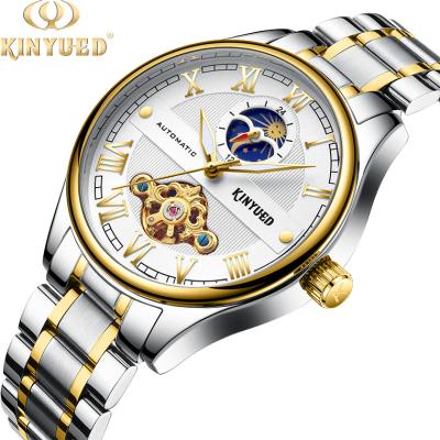 China KINYUED men's automatic mechanical watch tourbillon waterproof mechanical wristwatches for sale