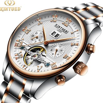 China Wholesales China men steel automatic skeleton mechanical watch automatic watch luxury for sale