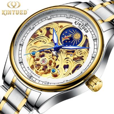 China Watches men luxury brand automatic moon phase tourbillon automatic mechanical wristwatches for sale